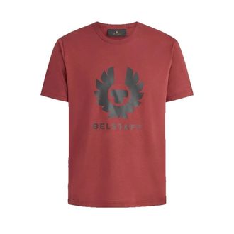 Belstaff Phoenix Grafik T-Shirt in Lava Rot - - Tops - Herren - Rot - 2XL