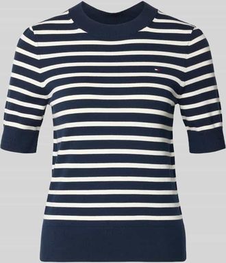 Tommy Hilfiger Regular Fit Strickpullover aus Baumwoll-Mix