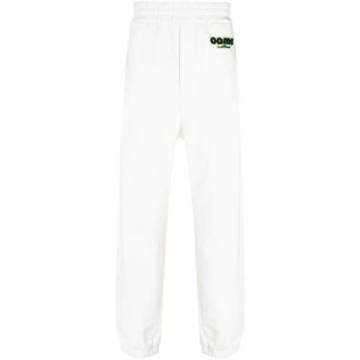 OAMC Wei&szlig;e Logo Patch Track Pant - - Trousers - Herren - Wei&szlig; - L