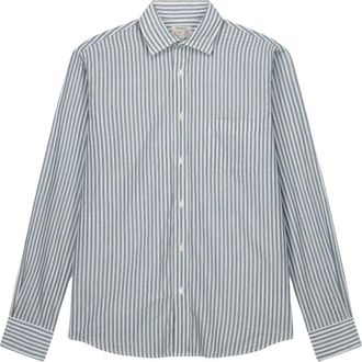 Hartford Homme, Chemises, Multicolore, Taille: XL Paul Striped Chest-Pocket Shirt