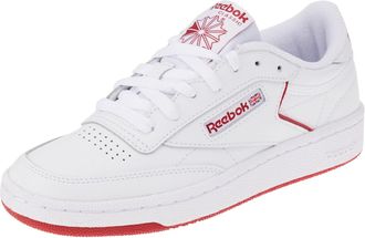 Reebok Herren Club C 85 Sneaker, Ftwwht Ftwwht Flasrd,43 EU
