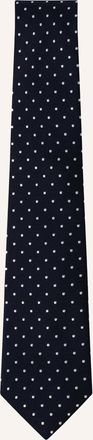 Hackett Krawatte Twill Mayfair Dot blau
