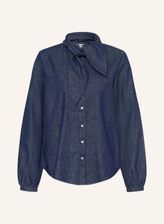 Brax Brax Jeansbluse Velia Mit Abnehmbarer Schluppe blau