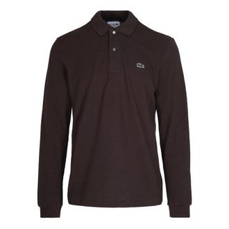 Lacoste Braune T-Shirts und Polos - - Tops - Herren - Braun - S