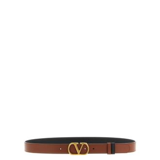 Valentino Garavani VLogo Signature Wendeg&uuml;rtel - - Accessories - Herren - Braun - 110 CM