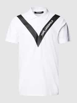 Karl Lagerfeld Poloshirt mit Logo-Print