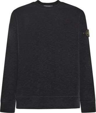 Stone Island Homme, Sweatshirts et sweats à capuche, Noir, Taille: XL Crewneck SweaT-shirt