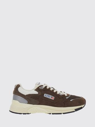 Autry Baskets basses Hyperway en cuir et mesh avec design bicolore et cheville rembourr&eacute;e