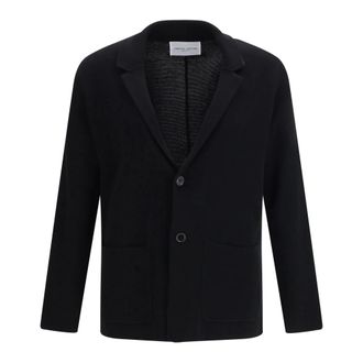 Roberto Collina Veste en maille &agrave; revers - Homme - Vestes - Noir - Taille: XL
