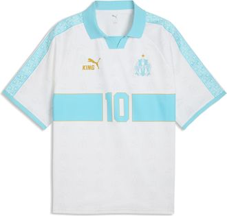 Puma Maillot r&eacute;tro KING Olympique de Marseille Homme, Accessoires, Blanc, 3XL