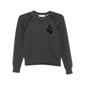 Isabel Marant Loriby Plain Strik - - Knitwear - Damen - Grau - XL