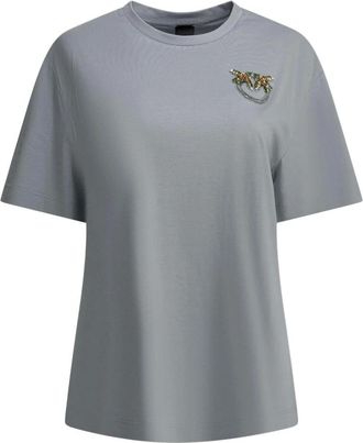 Pinko Pinko, Femme, Tops, Bleu, Taille: 36 FR T-shirt Strepitoso