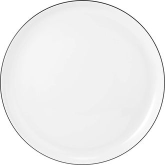 SELTMANN WEIDEN Speiseteller - Durchmesser: 26,2 cm - Höhe: 2,4 cm - Lido - Form: Rund - 10826 Weiß - Black Line