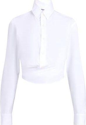 Jean Paul Gaultier Chemise courte &agrave; nouer unie