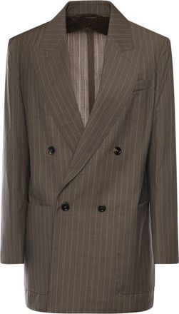 Max Mara Femme, Vestes, Brun, Taille: 38 FR Double-Breasted Blazer