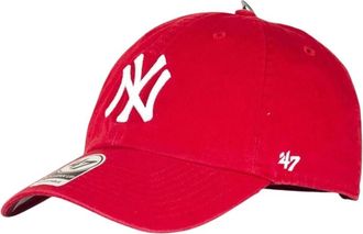 47 Brand Clean Up Neyyan Curved Visor Cap - - Accessories - Herren - Rot - ONE SIZE