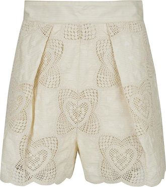 Zimmermann Femme, Shorts, Beige, Taille: 40 FR Wanderlust Tuck Short