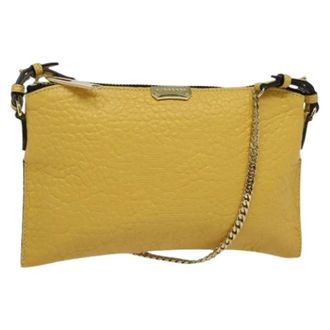 Burberry Pre-owned Cuir sacs-ports-paule - Femme - Pre-owned - Jaune - Taille: ONE Size