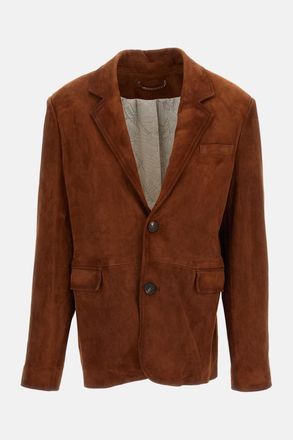 Golden Goose Jacke Journey Aus Robyn-wildleder-beschichtet