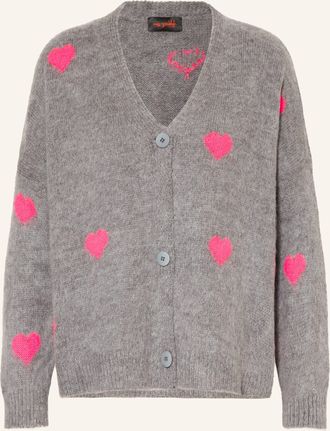 Miss Goodlife Miss Goodlife Strickjacke Mit Alpaka grau