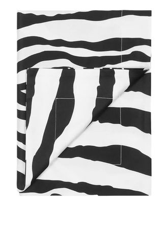 Dolce & Gabbana lot de deux taies doreiller à imprimé animalier - Blanc