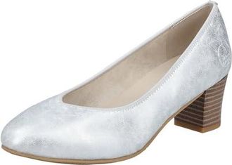 Rieker Escarpins Femme 44650, Pointure:39 EU, La Couleur:Argent