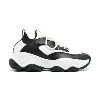 Michael Kors Atlas Stretch-Strick und Leder Trainer - - Shoes - Herren - Schwarzk - 43 1/2 EU