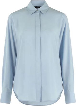 Pinko Pinko, Femme, Blouses et Chemises, Bleu, Taille: 40 FR Shirt