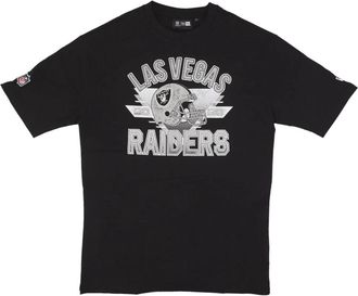New Era NFL Oversize Tee Lasrai T-Shirt - - Tops - Herren - Schwarzk - L