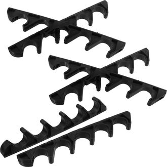 DOITOOL 6 St&uuml;ck Teiliges Verstellbare Kunststoff-halterungen f&uuml;r Garten Balkonm&ouml;bel Verstellbare Outdoor Liegestuhlst&uuml;tze mit Sicherem F&uuml;nf-Zahn-Design Stabil