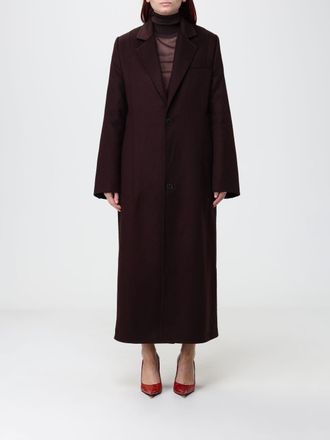 Victoria Beckham Manteau long droit en m&eacute;lange de laine vierge