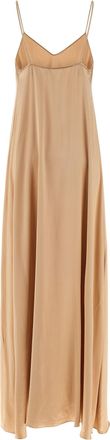 Ferragamo Fluid Viscose Dress - Beige