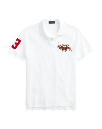 Ralph Lauren CUSTOM SLIM FIT TRIPLE-PONY POLO SHIRT
