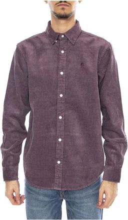 Carhartt Work in Progress Homme, Chemises, Violet, Taille: S Casual Chemises