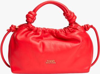 Tommy Hilfiger Sac &agrave; bandouli&egrave;re en cuir souple