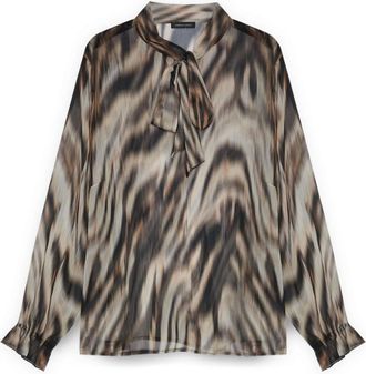 Fiorella Rubino Damen, Blusen & Hemden, Braun, 3XLGr&ouml;&szlig;e