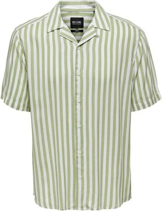 Only & Sons Only & Sons, Homme, Chemises, Vert, Taille: 2XL Chemise &agrave; motifs en coton