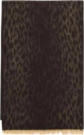 Gucci Seidenschal mit Jacquard-Muster - - Accessories - Damen - Braun - ONE SIZE