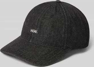 Wood Wood Basecap mit Logo-Stitching