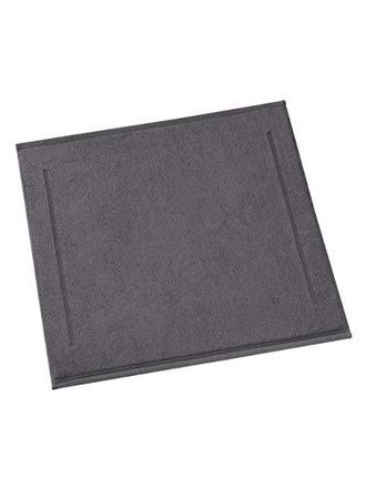 De Witte Lietaer 201238 Contessa Luxe Tapis de Bain Rectangulaire Coton Gris 60 x 60 cm
