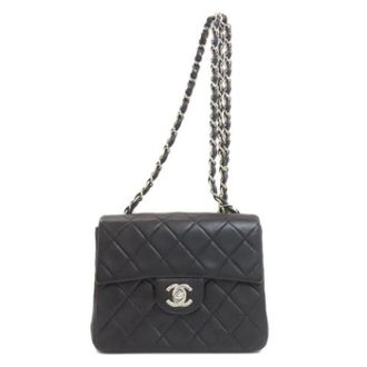 Chanel Sac bandouli&egrave;re en cuir Pre-owned - Femme - Pre-owned - Noir - Taille: ONE Size