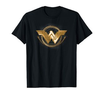 DC Comics Wonder Woman Movie Golden Lasso Logo T Shirt T-Shirt