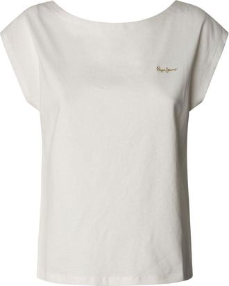 Pepe Jeans London Damen Alice T-Shirt, Wei&szlig; (Wei&szlig;), S