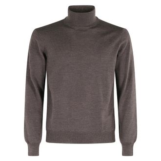 Tagliatore Rundhalsausschnitt Pullover - - Knitwear - Herren - Braun - M