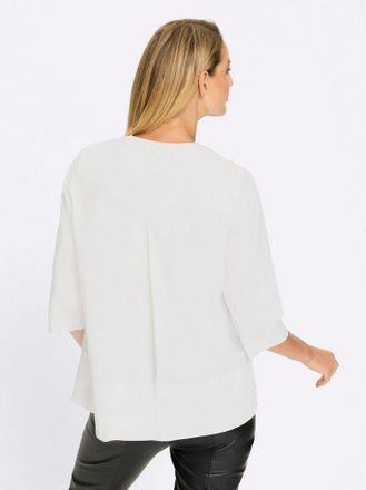 Heine Klassische Bluse Bluse 3/4-Arm