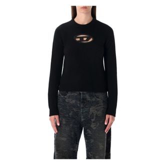 Diesel M-Areesa Slim Sweater - - Knitwear - Damen - Schwarzk - M