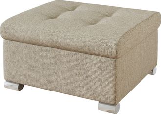 Mirjan24 Polsterhocker Niko klein Sitzbank Sitzhocker Fußbank Pouf Hocker Farbauswahl (Matana 17)