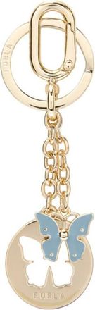 Furla Femme, Accessoires, Jaune, Taille: ONE Size Crystal Keyring Butterfly