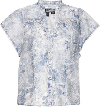 Dreimaster Dreimaster Bluse Frauen hellblau