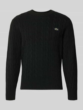 Lacoste Regular Fit Pullover aus reiner Wolle